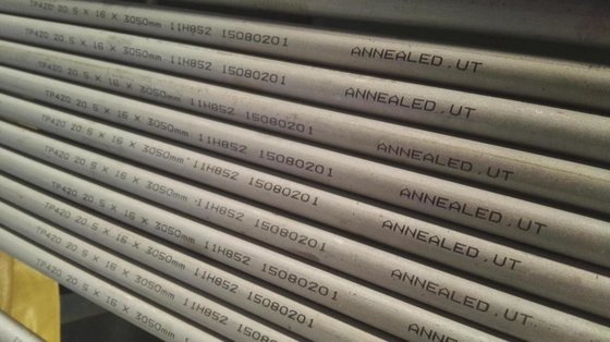TP420 ( JIS SUS420J1, SUS420J2 ) stainless seamless steel tube