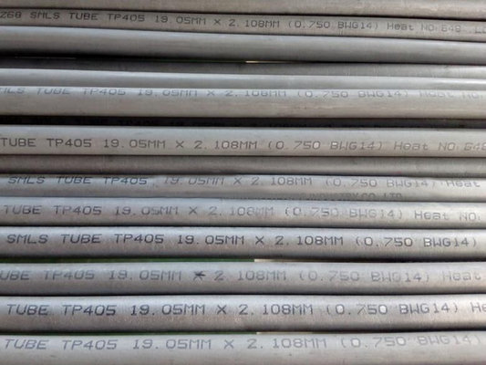 TP405, UNS S40500, EN 1.4002, DIN X7CrAl13 stainless seamless steel tube