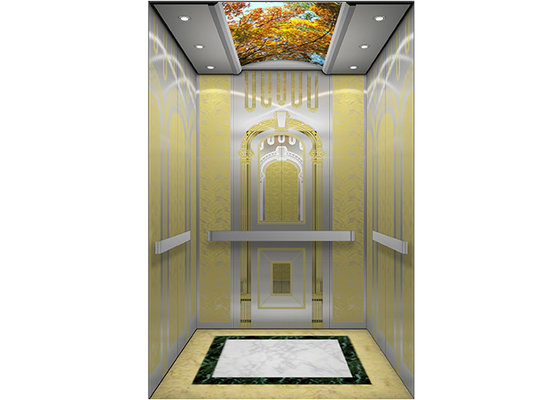Guangri Mini machine room passenger elevator G.Wiz 2.5m/s Speed 1600kg Capacity