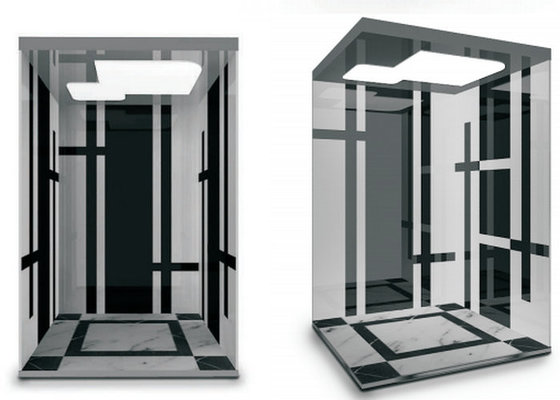 1.5m/s speed Mini Machine room elevator Configuration of light screen