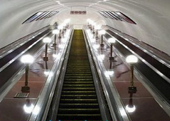1000mm Width Heavy Duty Escalator Lighting of step clearances , Passenger Escalator