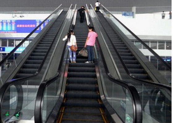 1000mm Width Heavy Duty Escalator Lighting of step clearances , Passenger Escalator