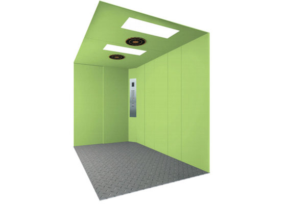 1.0m/s Speed Goods Elevator Variable driving frequency Side Opening Door