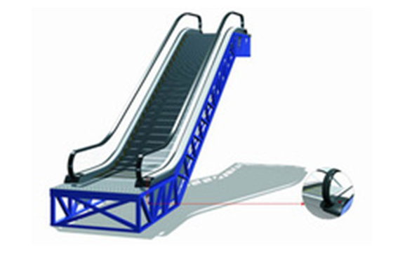Energy Saving Escalator Step anti-rebound protection with Handrail exit / entrance protector