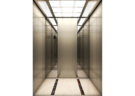 Mini-Mahine room elevator with more clear height for human care