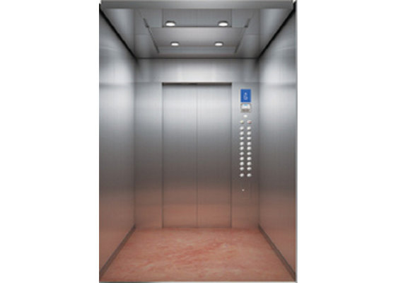 Small Machine room Russian Elevator 1050kg Capacity Single Door Knife