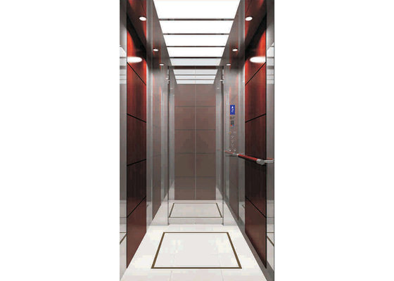 0.4m/s Speed Home elevator series LED illuminator with trendy car decoration