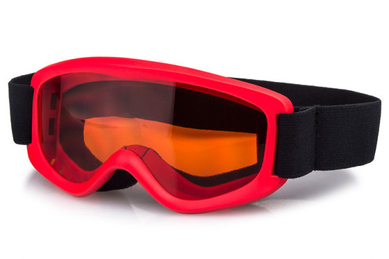 Colorful cute children use safety ski goggles, good quality full REVO gold lens and customzied cute frame ski goggles
