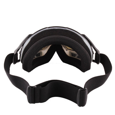 2018 new style tear off function blue revo coating lens motocross goggles, motorcycle goggles with TPU frame