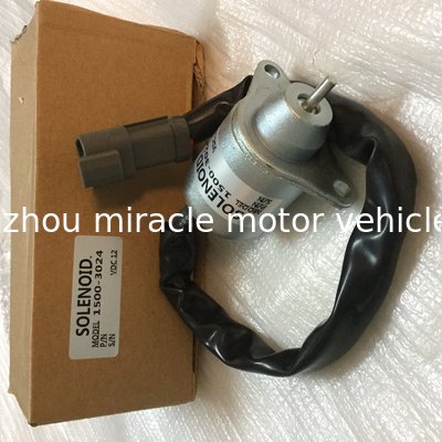 1500-3024 Fuel Stop Solenoid for Perkins, VDC 12, P/N 41-9100  stop  switch