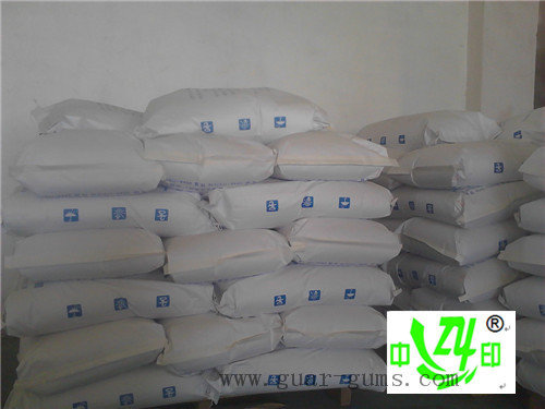 5500 – 6000 cps food thickener guar gum powder with white a bland taste
