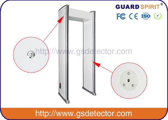 Bank Airport Security Machines 6 Zones With Sound And LED Alarm , Police Metal Detectors