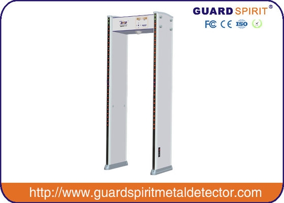 6 Muti - Zones Security Walk Through Metal Detector Self Diagnostic / Video Function