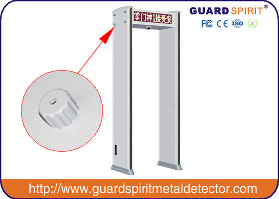 6 / 12 Detecting Zones Security Metal Detector Metal Walk Through Gate
