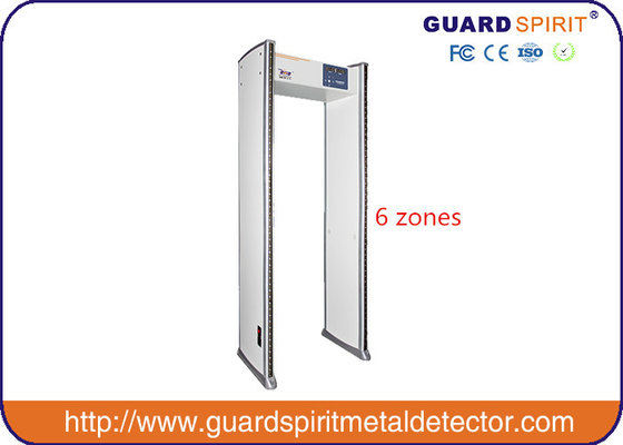 Public security check Walk Through Metal Detector scanner 6 zone 1990mm X700mm X500mm