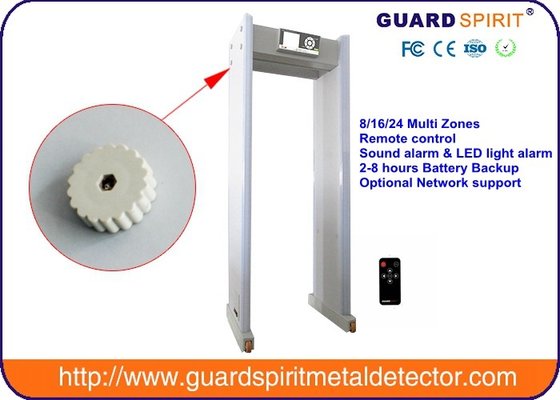Shopping mall , Entertainment Door Frame Metal Detector with LED light