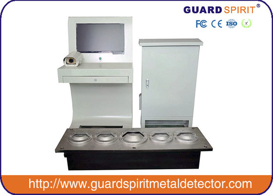 22 inch LCD display security system , fixed type under vechile scanner for car inpsection