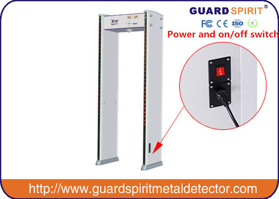 Audible Alarm Metal Detectors For Security Full Body Scanner With 6zones