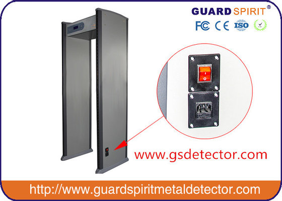Advanced IP55 Networking Metal Detector Gate For Airport Check Point