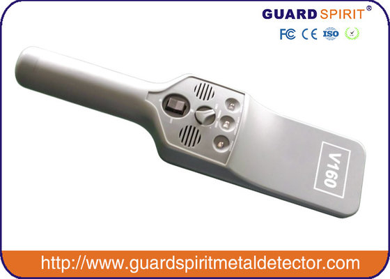 Portable Security Hand Held Metal Detector For Checkpoint Vibbration& Led Alarm