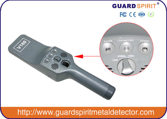 Portable Security Metal Detector Wand With Sound And Vibration Alarm