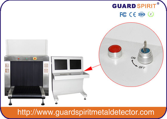 Middle Tunnel X-ray Baggage Scanning Machine , X Ray Scanner For Metro Security