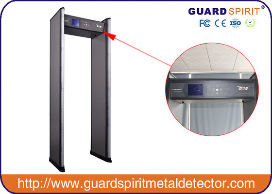 255 Steps Multi Zone Walk Through Metal Detector Gate / Archway Metal Detector With LCD Screen