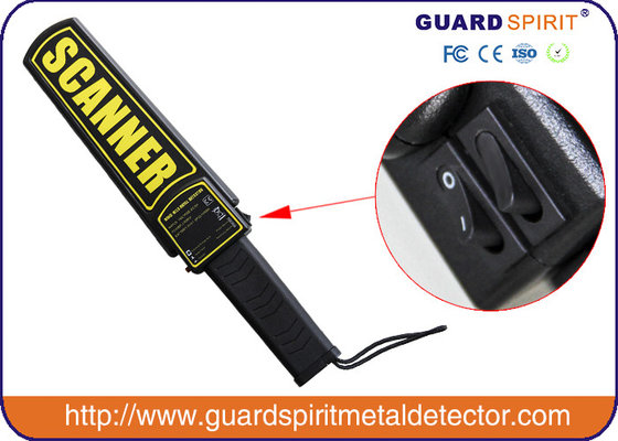 High Sensitivity Portable Hand Held Metal Detector With Recharger And Adapter