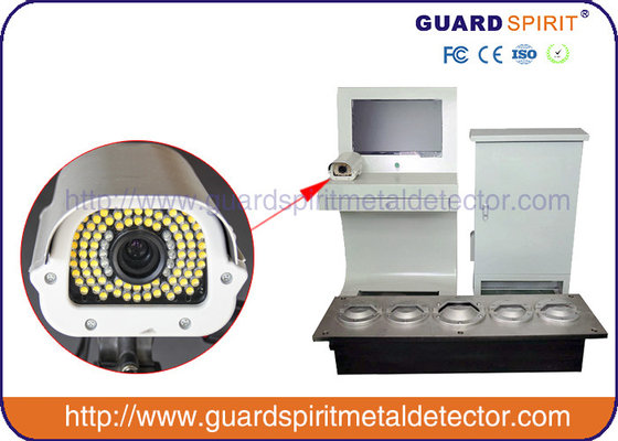 RS232 / RS422 Under Vehicle Surveillance System , fixed type under vehicle scanner for car security