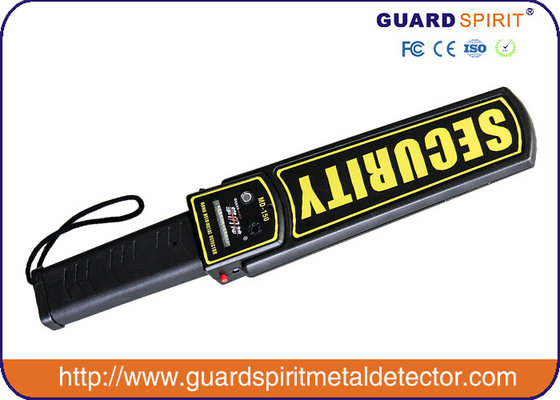 9V Rechargeable hand held metal detector / Super wand security body scanner for airport