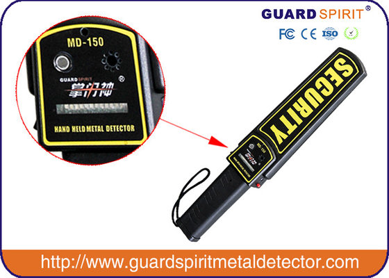 9V Rechargeable hand held metal detector / Super wand security body scanner for airport