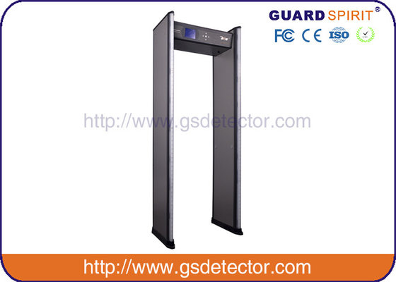 24 Zones High Sensitivity Walkthrough Metal Detector Scanner Battery Backup Function
