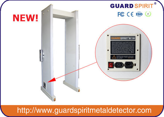 High Sensitivity Intelligent Walk Through Metal Detector , Door Frame Security Metal Detector For Airport