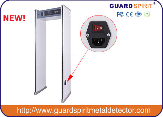 Guard Spirit 6 Zone Archway Metal Detector / Walk Through Metal Detector With 4 Led Columns