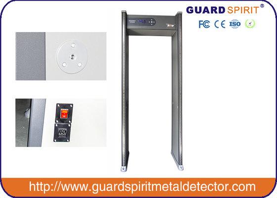 Portable Full Body Walk Thru Metal Detector Gate For Security , Adjustable Sensitivity
