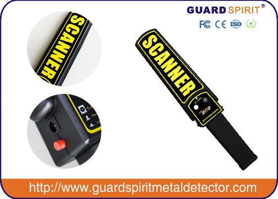9V High Sensitivity Earphone Hand-Held Metal Detector / Metal Scanner From China