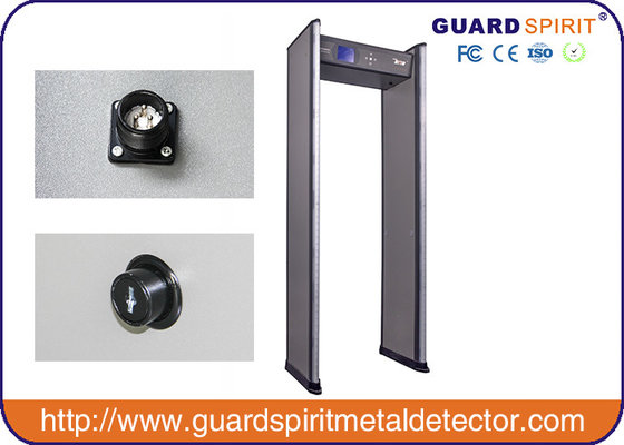 Waterproof Security Metal Detector Gate , Metal Detecting Equipment With Lcd Display