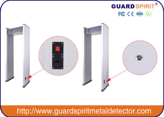 6zone walk through metal detector arch way metal detector metal craft for airport railway station
