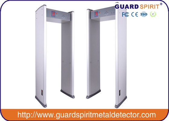 High Sensitivity Security Metal Detectors , Full Body Scanning Walk Through Metal Detector For Security