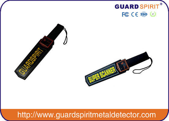 Police Use 9v Rechargeable Hand Held Metal Detector For Security Inspection