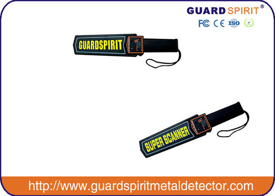 CE Approved 9V Portable Security Metal Detector , Handheld Metal Scanner For Security
