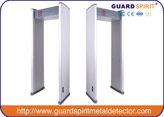 High Sensitivity Archway Metal Detector / 6 Zone Portable Metal Detector Gate For Sale