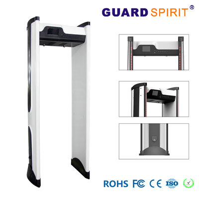 IP65 18 Zones LCD Screen walk thru metal detectors Body Scaner with Password Function