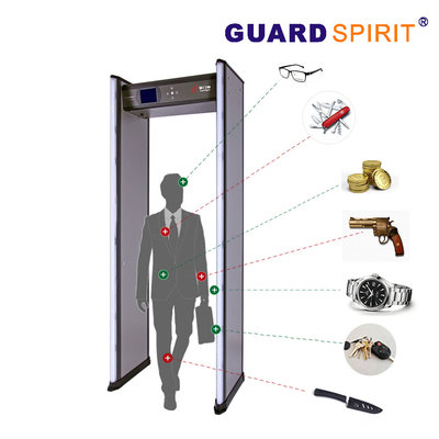 2 Columns Led Guard Spirit Metal Detector Security 18 Detecting Zones