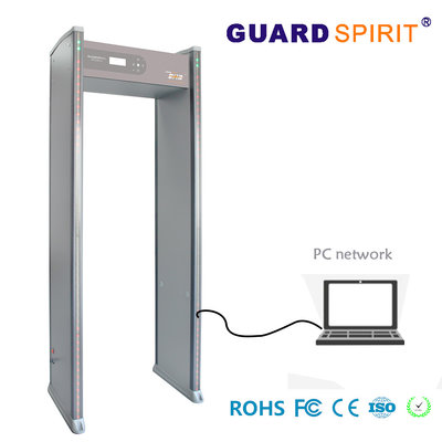 LED Light Bars multi zone door frame metal detector Bank Access Control With Battery