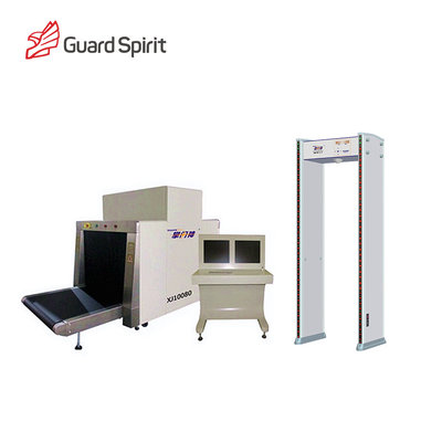 Large Size 38mm Penetration X ray Baggage Scanner / Security Screening Systems For Railway, Logistics