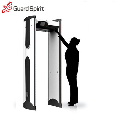LCD colorful screen Archway Metal Detector metal detector security gate with battery supply