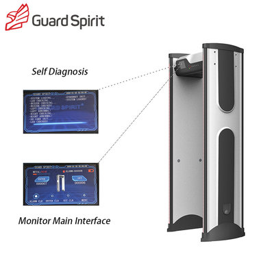 4080 Security Level 18 zones Door Frame Metal Detector fastest 100 people / minute