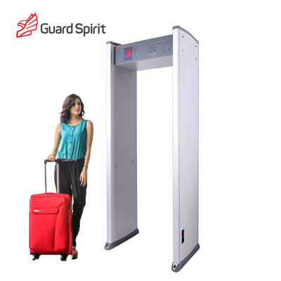 Muti Zone Door Frame Metal Detector , Security Walk Thru Metal Detector For School