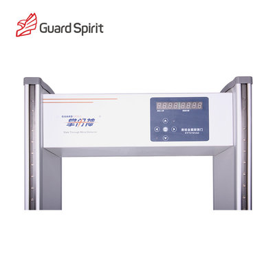 LED Bar Alarm Walk Through Metal Detector , Full Body Inspection Metal Detector Gate For Security